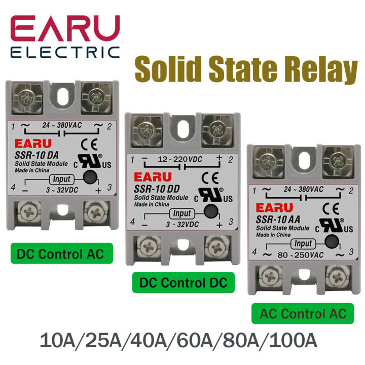 SSR-25DA SSR-40DA SSR-40AA SSR-40DD SSR 10A 25A 40A 60A 80A 100A DD DA AA Solid State Relay ...