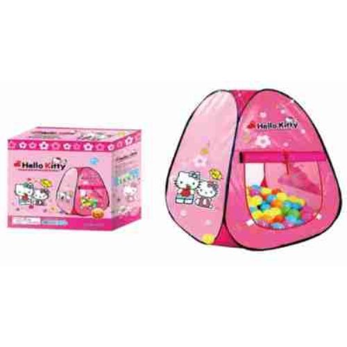 Hello Kitty Pop Up Play Tent House with 50 Balls 90cm | Daraz.com.bd