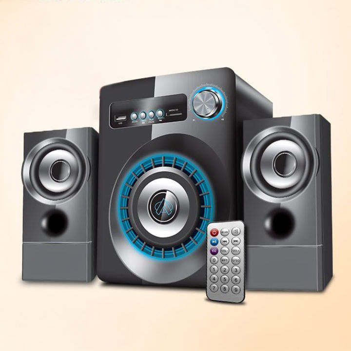 Max 230 Woofer Bluetooth Speaker 2.1 Channel with AUX USB SD Card ...