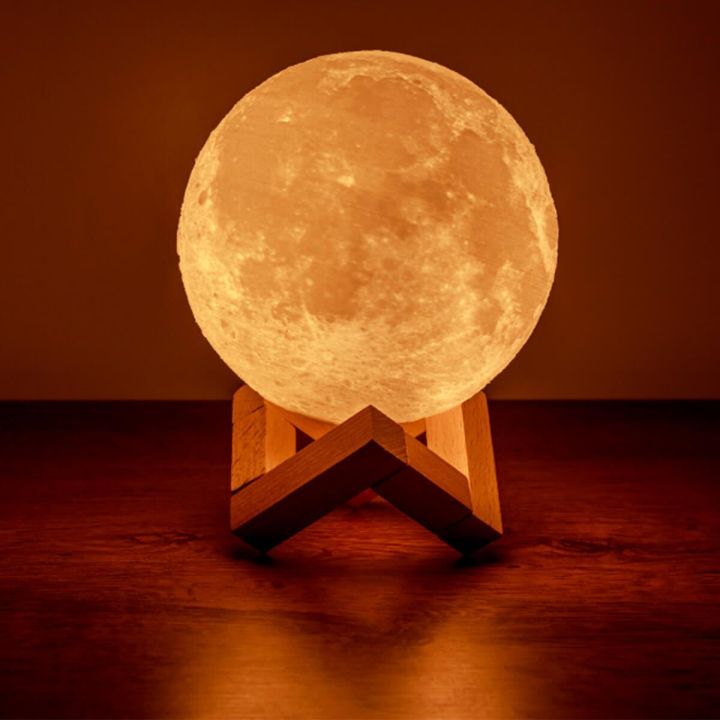 3D yellow moon light lamp | Daraz.lk