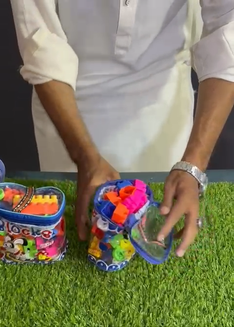 51 Pcs Kids Building Blocks – Brain-Boosting Toy – Colorful Learning ...