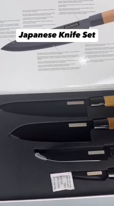 Stainless Steel High Quality Wooden Handle Knife Set, Zillinger ...
