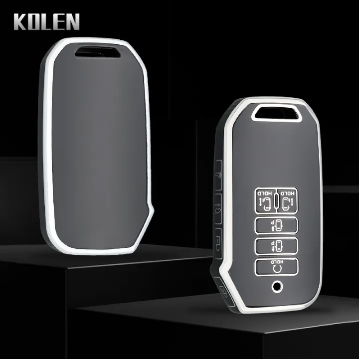 TPU Car Key Case Cover Shell Fob For KIA Sorento MQ4 K2 KX Rio Cerato ...