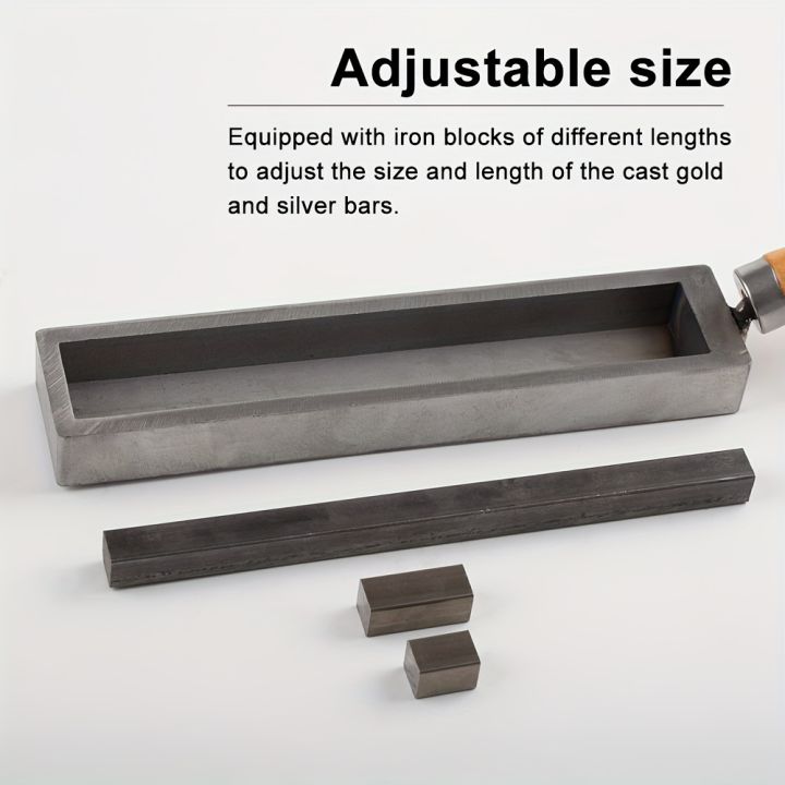 Metal Cast Ingot Mold Metal Cast Ingot Mold Silver Gold Bar Ingot ...