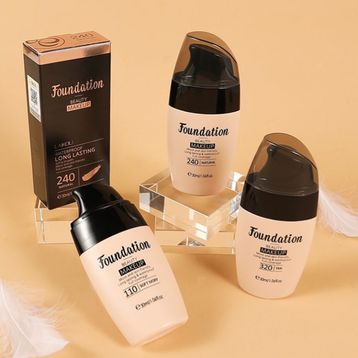 LAIKOU Waterproof Long Lasting Makeup Foundation- 30ml | Daraz.com.bd