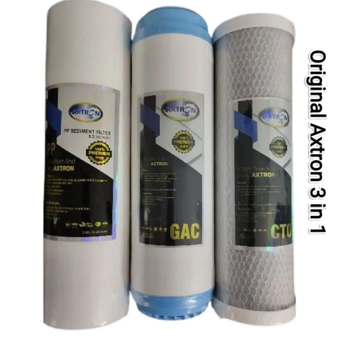 Water filter PPF 0.3 micron+UDF+CTO, 10 inches, Original Axtron | Daraz.pk