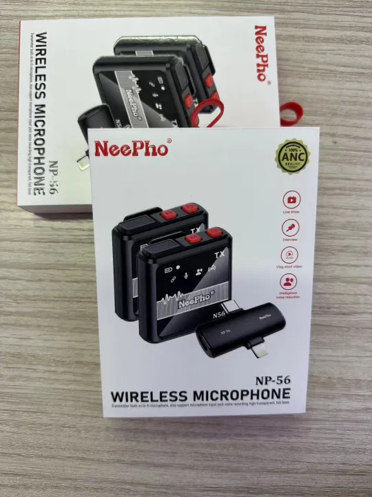 NeePho NP-56 3in1 Wireless Dual Microphone | Daraz.com.np