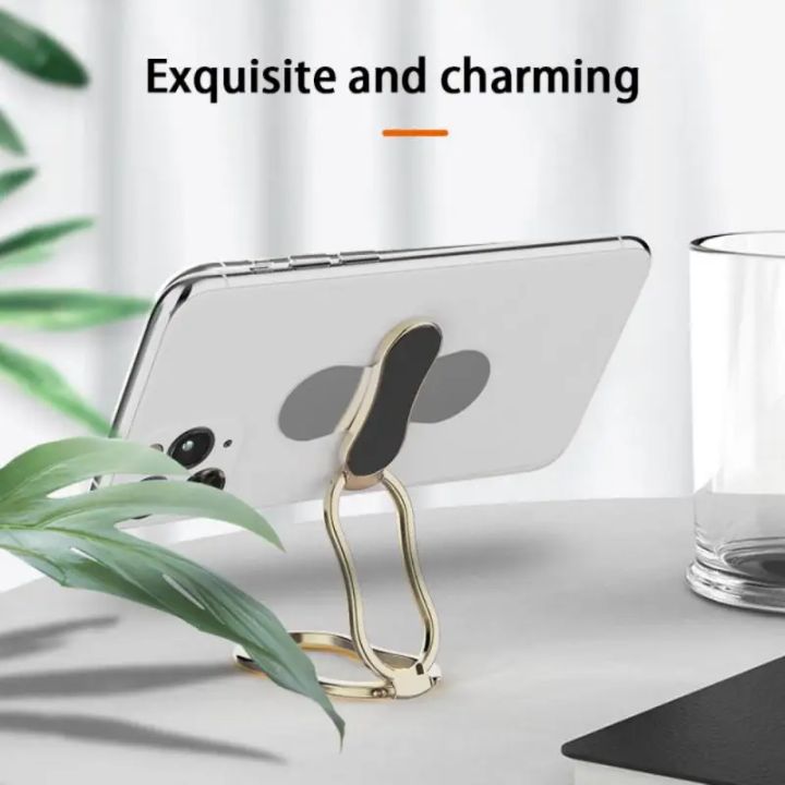 Universal Ultra-thin Fold Lift Rota Gold Silver Back-Mounted Mobile ...