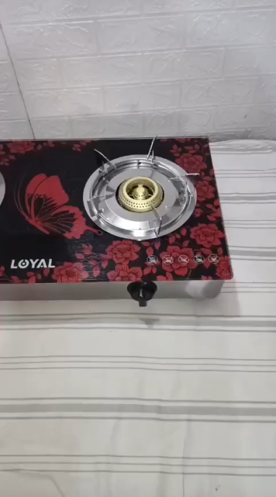 Loyal Double Glass Gas stove ( Butterfly) | Daraz.com.bd
