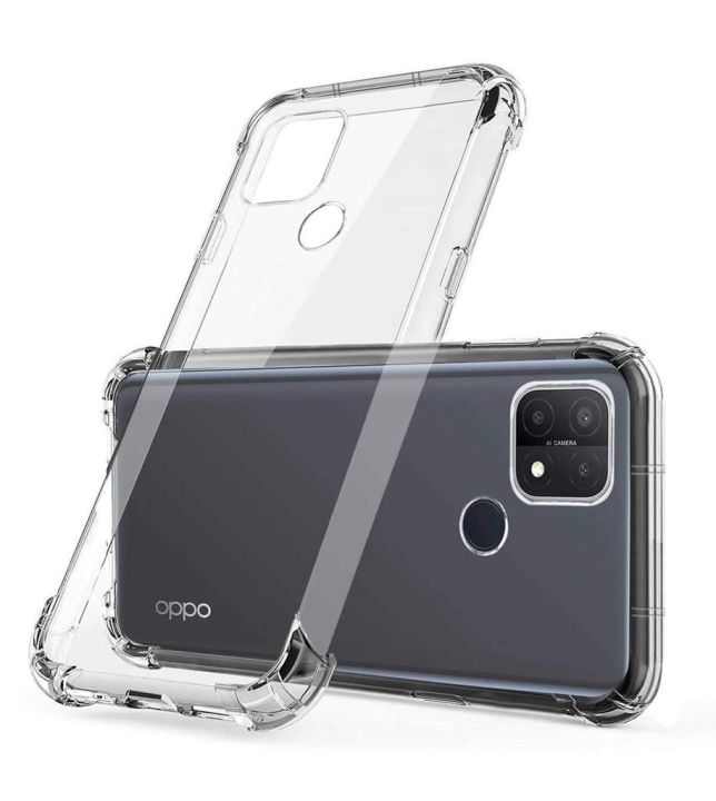 Luxury Transparent Back Cover For Oppo A15 | Daraz.lk