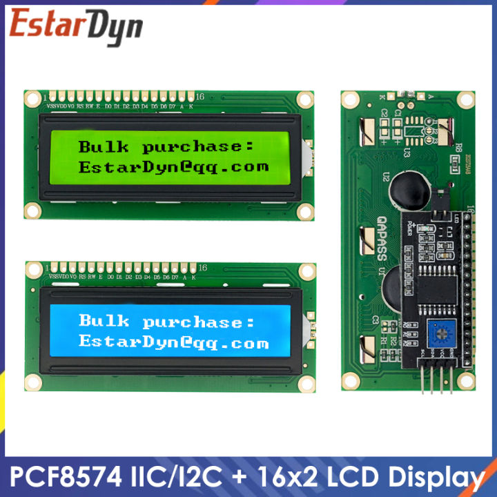 LCD Module Blue Green screen IIC/I2C 1602 for Arduino 1602 LCD UNO r3 ...