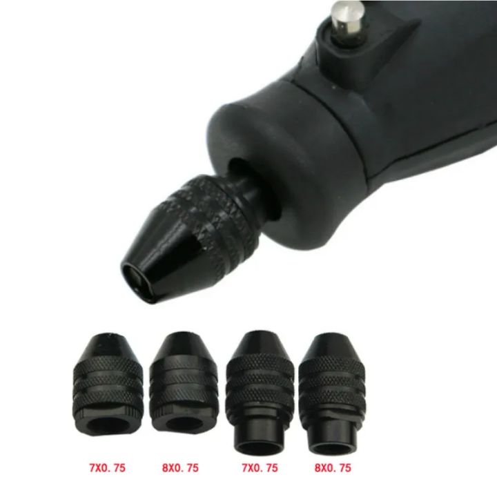 Dremel Rotary Tools Keyless Drill Bit Chucks Adapter Converter Universal Mini Chuck, 0.3-3.2mm ...