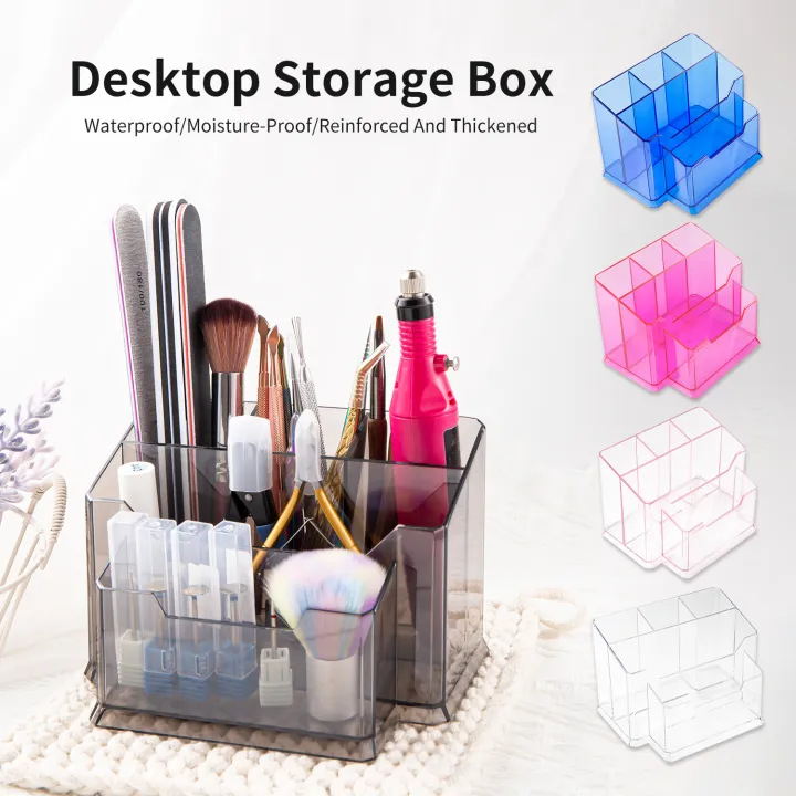 Nail Drill Machine Organizer Nail Art Tools Empty Storage Box 5 ...
