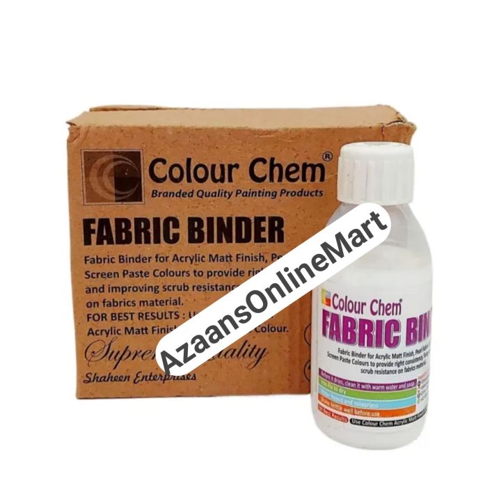 Colour Chem 100ml Fabric Binder Pure UD Fabric Binder Use For blocks ...