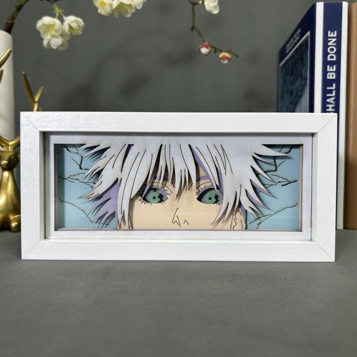 Gojo Anime Lightbox | Anime inspired night light | anime inspired LED ...