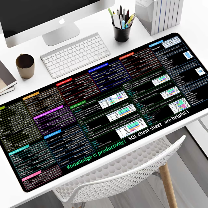 FOR SQL Office Large Shortcut Keys Cheat Sheet Mouse Pad Desk Mat ...