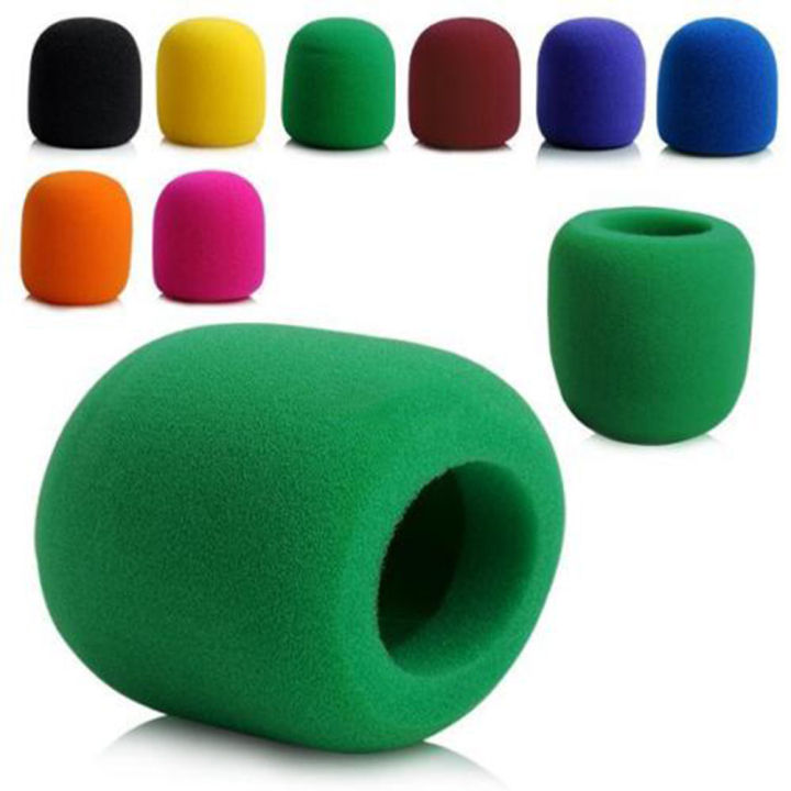 1 Pc Mix Colors Sponge Microphone Set Replacement Foam DJ Stage ...