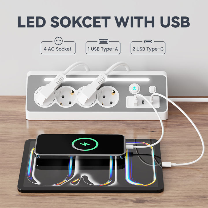 Cilia Power Strip,Multi Wall Plug，Outlets Splitter,Electrical Sockets ...