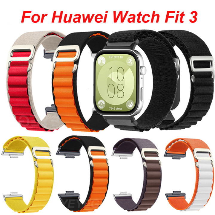 Alpine Loop Band For Huawei Watch Fit 3 Strap Nylon SmartWatch Strap ...