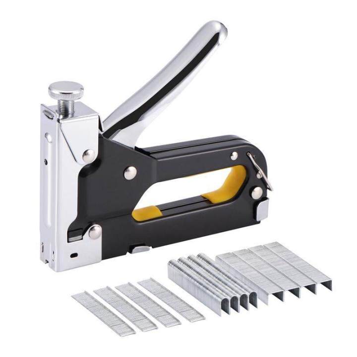 Free shipping heavy duty nail art furniture stapler for paper window ...