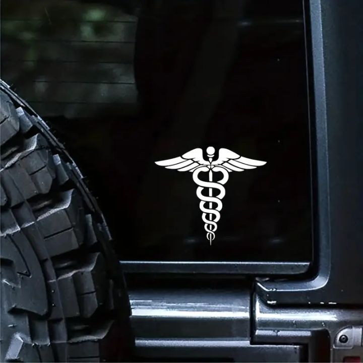 1pc First Responder EMT Caduceus Nurse Fireman Doctor -Car Stickers ...