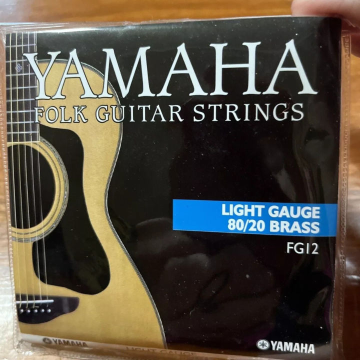 Yamaha FG12 Light Gauge 80/20 Brass Folk Guitar strings | Daraz.com.np