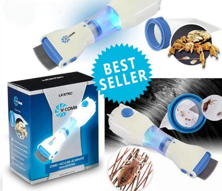 V Comb Electronic Head Lice Removal Machine Anti Lice Machine V - comb ...