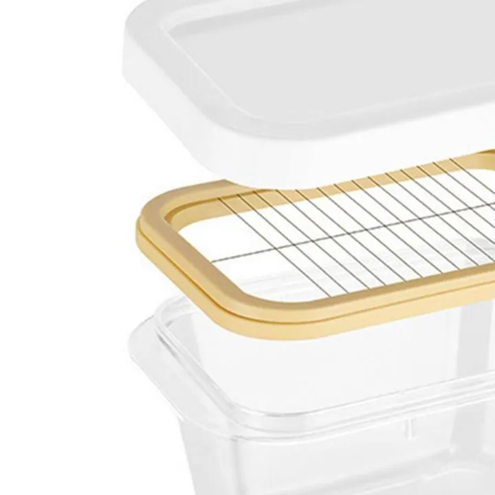 Butter Keeper Butter Storage with Cutter with Sealed Keeping Cheese ...