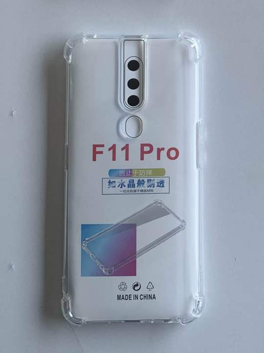 Oppo F11 pro Shockproof Transparent Silicon Back Cover | Daraz.pk