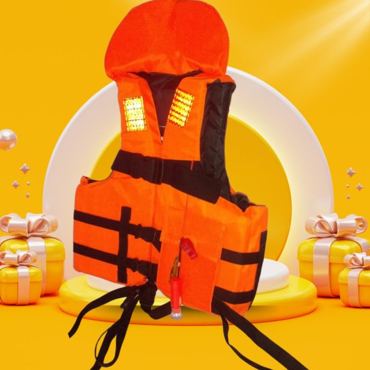 Safety life jacket 3-Buckle Life Jacket for Adults and Kids | Daraz.lk
