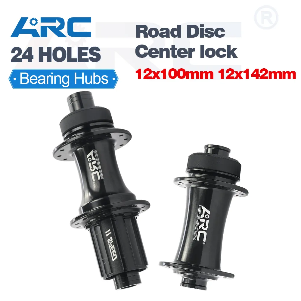 ARC Disc Brake Road Hub Front 12x100mm Rear 12x142mm Center Lock Sealed ...