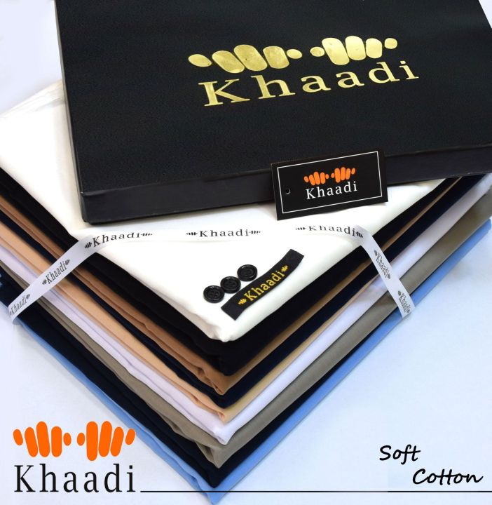 Original Khaadi summer unstitched men collection | Daraz.pk