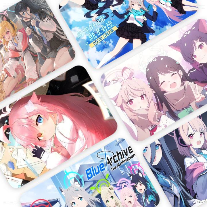 Blue Archive Game Anime Sticker Film Skin Cover Case For Small Large No ...
