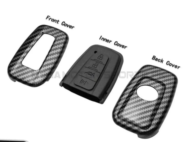 Toyota Corolla Grande Carbon Fiber Key Fob For 2017 - 2023 | Daraz.pk