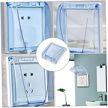 Waterproof Socket Protection, Anti-Dust Wall Mounted Socket Coverr ...