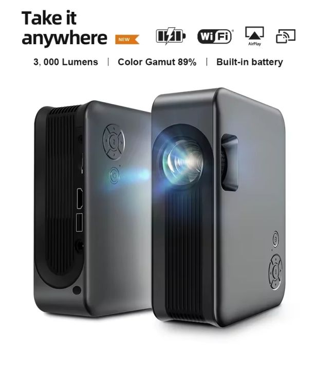 Projector Portable 1080p Led Lcd Projector A30 Smart 3D 4K Cinema Built ...