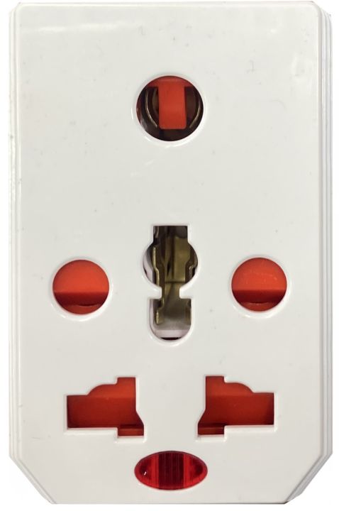 Multi Plug - (13A) Square Pin Travel Adapter | Daraz.lk