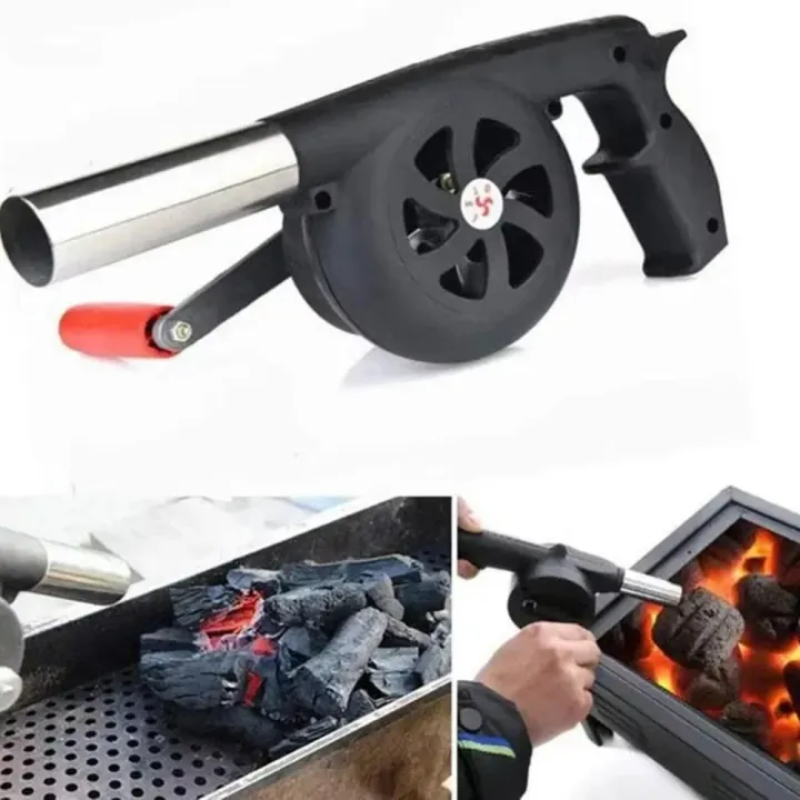 BBQ Fan Small Blast Engine with Air Collecting Adjustable Speed Cooking ...