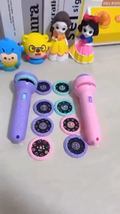 COLOR SHADE Mini Flashlight Slide Projector Toy For Kids Projector ...