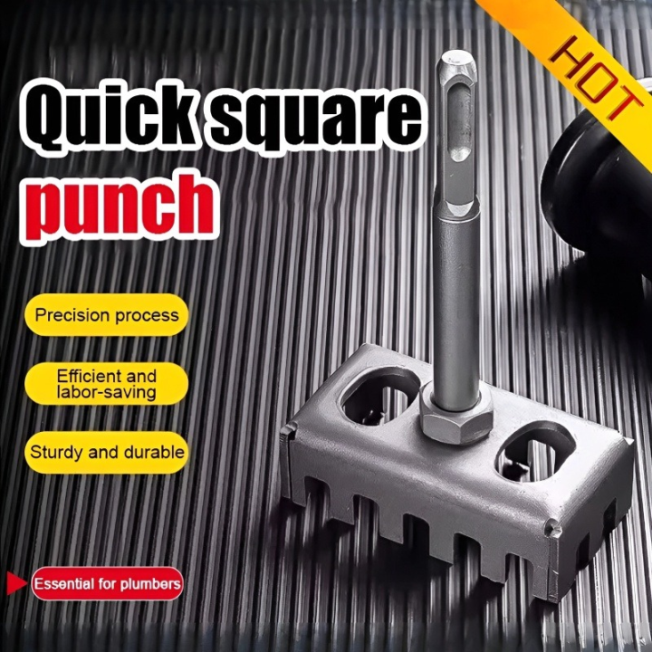 Square Slot Punch Universal Socket Hole Cutter Rectangle Punching ...