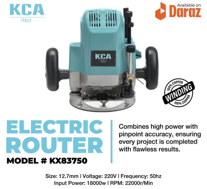 КСА ITALY ELECTRIC ROUTER 1800w COPPER WINDING TECHNOLOGY | Daraz.pk
