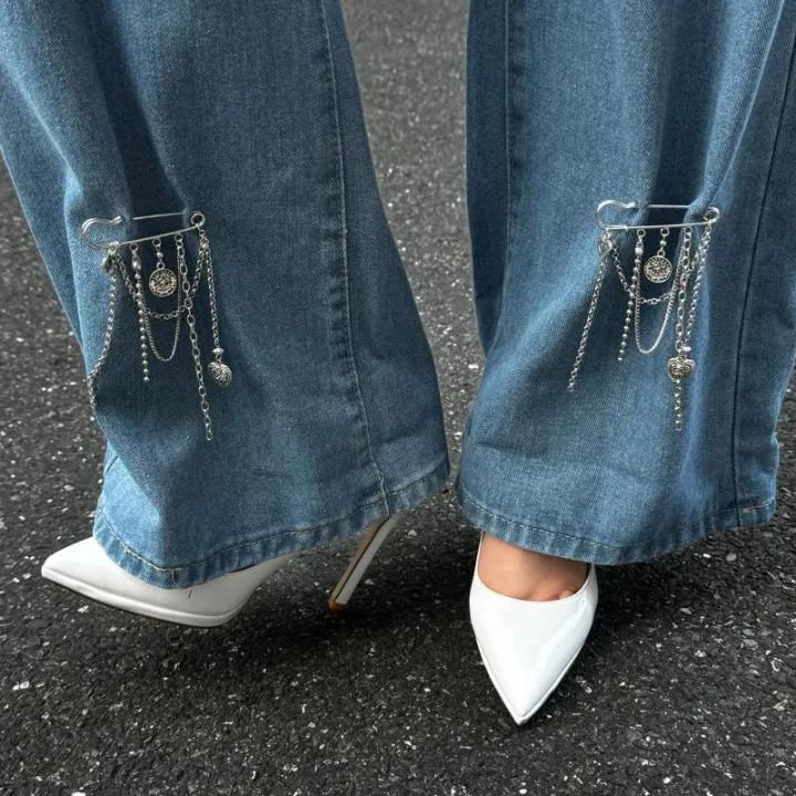 1Pcs Stylish Bag Charms Pendant Ingenious Clothes Pin Detachable Button ...