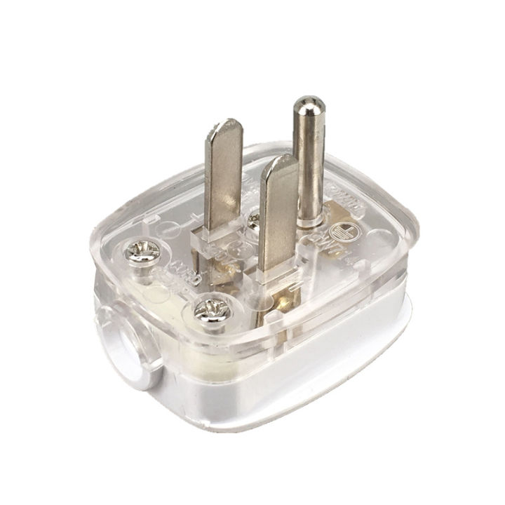 US American 3 Pins AC Electrical Power Rewireable Plug Male W/ Wire ...