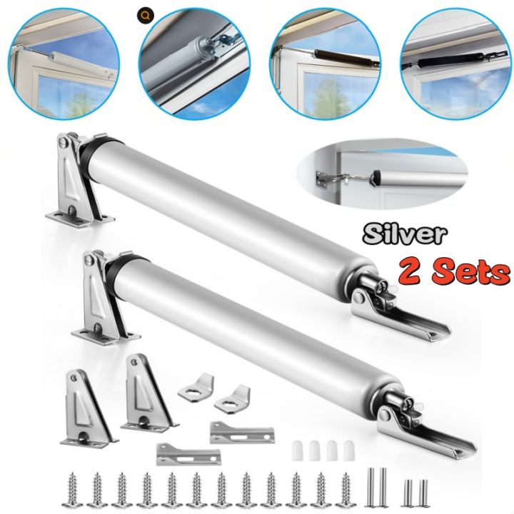 2 Set Heavy Duty Pneumatic Closer,Soft Closing Automatic Door Closer ...
