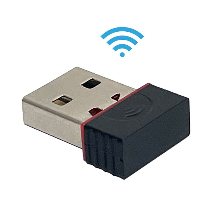 Wireless Mini USB WiFi 6 Adapter 150Mbps RTL8188 802.11n USB Wifi ...