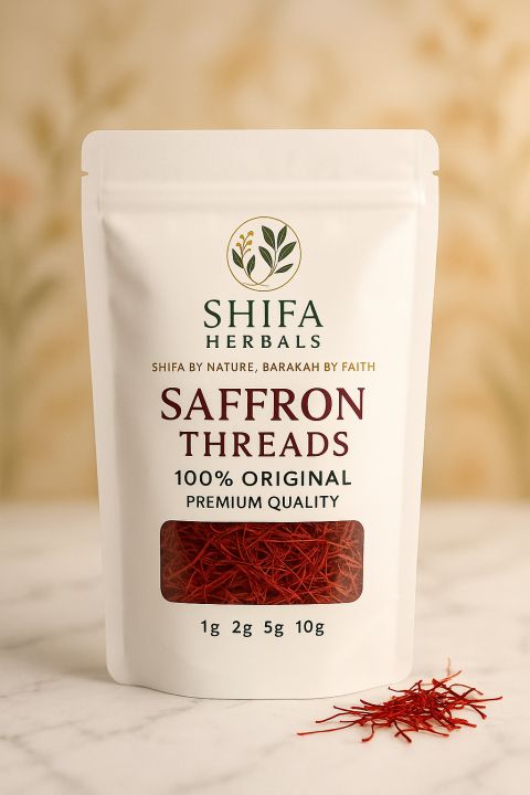 Shifa Herbals Saffron Threads — 100% Original, Premium Quality — 1g, 2g ...