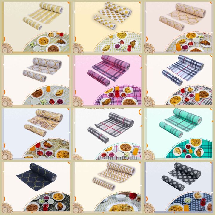 Table Linen Disposable Sufra ( Dastarkhwan ) 60 Ft Random Colour | Daraz.pk