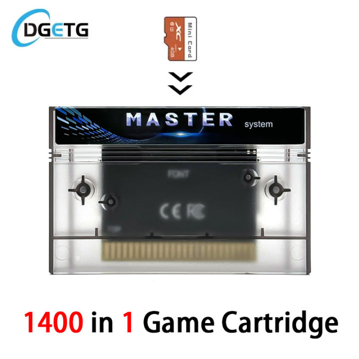 New Master System 1400 in 1 Game Cartridge ED MS Flash Card for USA EUR ...