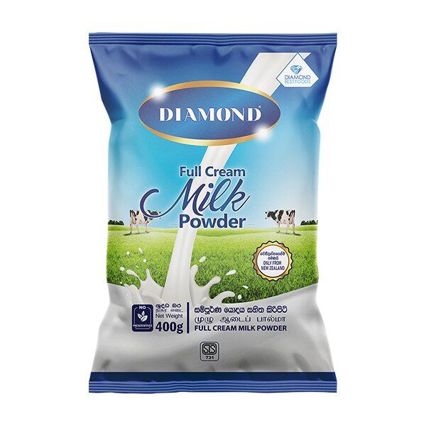Diamond Full Cream Milk Powder 400g | Daraz.lk