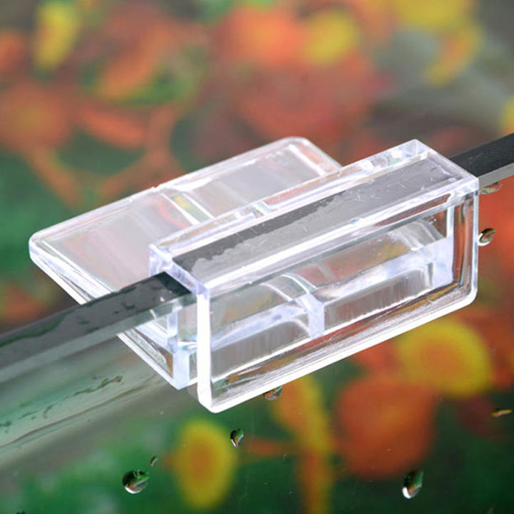 4PCS Aquarium Glass Cover Holder Acrylic Bracket Fish Tank Lid Clips ...